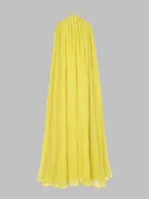 Staud Halterneck Maxi Dress - Yellow
