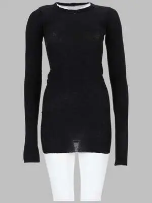Rick Owens Fitted Long Sleeve Top