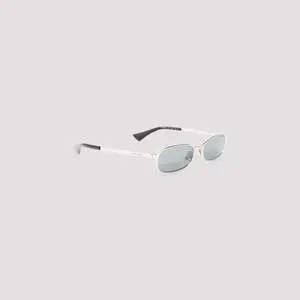 Saint Laurent Acetate & Metal Sunglasses - Metallic