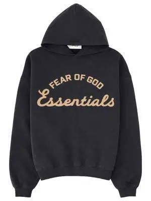 Fear Of God Graphic Pullover Hoodie - Black