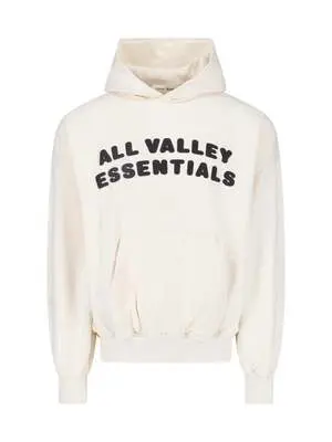 Fear Of God Graphic Pullover Hoodie - White