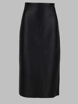 Co Leather Midi Skirt