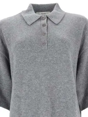 FRAME 100% Cashmere Polo Shirt