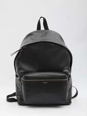 Saint Laurent Logo City Backpack - Nero