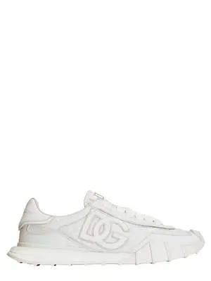 Dolce & Gabbana Designer Sneakers In Performance Leather Blend