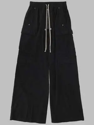 Rick Owens Wide-leg Cargo Pants - Black