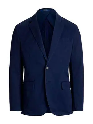 Ralph Lauren Classic Tailored Cotton Blend Coat - Navy