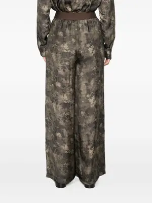 UMA WANG Pansy Printed Trousers