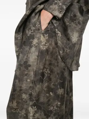 UMA WANG Pansy Printed Trousers