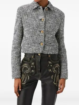 Versace Bouclé Wool Jacket