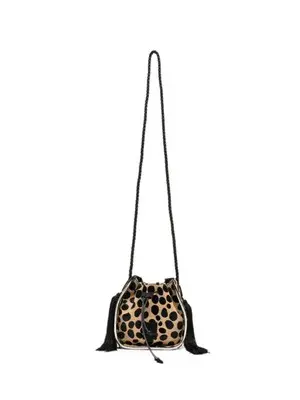 FORTE_FORTE My Pepita Mini Bucket Bag - Beige