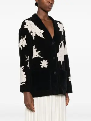 FORTE_FORTE Jacquard Cardigan