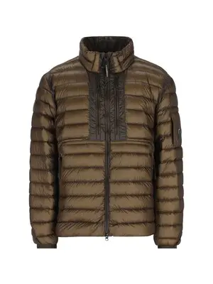 C.P. COMPANY Short Down Jacket With Stand Collar