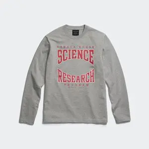 Canada Goose Vantage Science Research Long Sleeve T-shirt - Stone Heather