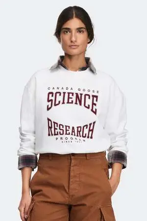 Canada Goose Wander Science Research Sweatshirt - Optic White