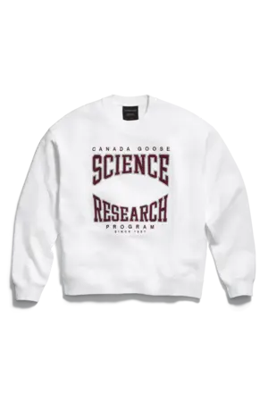 Canada Goose Wander Science Research Sweatshirt - Optic White