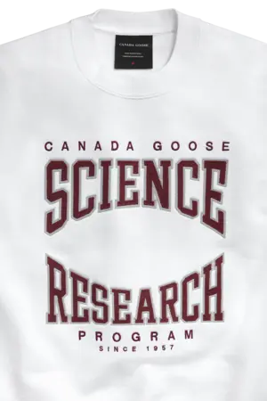 Canada Goose Wander Science Research Sweatshirt - Optic White