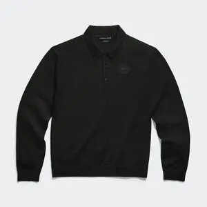 Canada Goose Petitot Knit Long Sleeve Polo