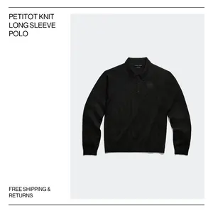 Canada Goose Petitot Knit Long Sleeve Polo