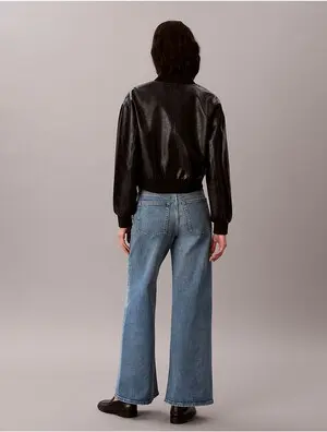 Calvin Klein Ultra High Rise Wide Leg Jeans