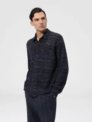 Missoni Cashmere And Viscose Knit Shirt