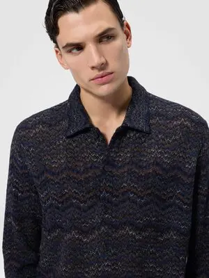 Missoni Cashmere And Viscose Knit Shirt