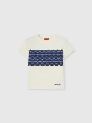 Missoni Short-sleeve 100% Cotton Crewneck T-shirt