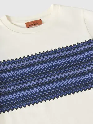 Missoni Short-sleeve 100% Cotton Crewneck T-shirt