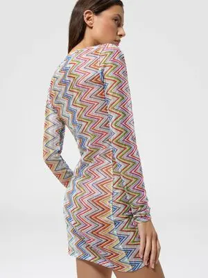 Missoni Long-sleeve Zig Zag Printed T-shirt