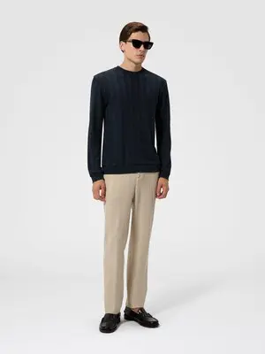 Missoni Chevron Cotton And Viscose Crewneck Sweatshirt