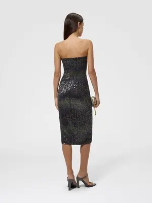 Missoni Strapless Sequined Long Dress