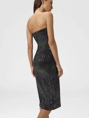 Missoni Strapless Sequined Long Dress