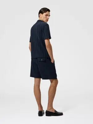 Missoni Tone-on-tone Chevron Cotton And Viscose Bowling Shirt