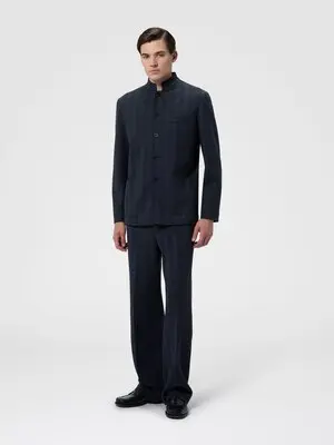Missoni Tone-on-tone Chevron Cotton And Viscose Jacket