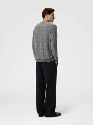 Missoni Long-sleeve Zigzag Cashmere Sweater