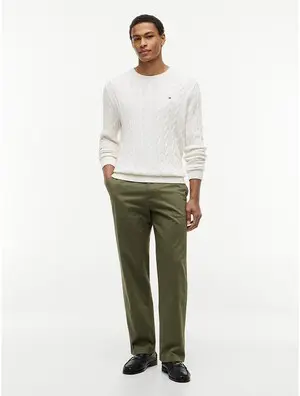 Tommy Hilfiger Cable Knit Crewneck Sweater