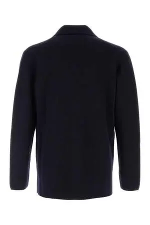 Etro Navy Wool Blend Blazer