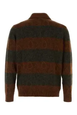 Etro Embroidered Wool Polo Shirt