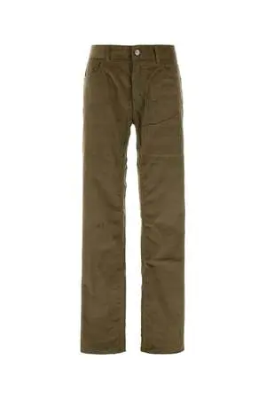 Etro Army Stretch Corduroy Pant - Green
