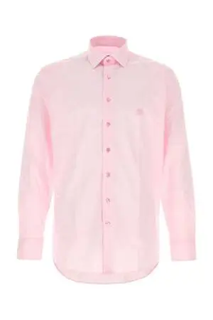 Etro Pastel Stretch Poplin Shirt - Pink