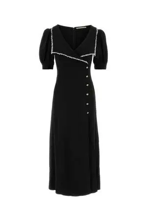Alessandra Rich Stretch Cady Dress