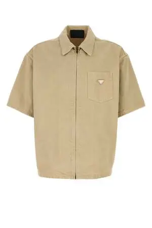 Prada Beige Denim Shirt - Brown