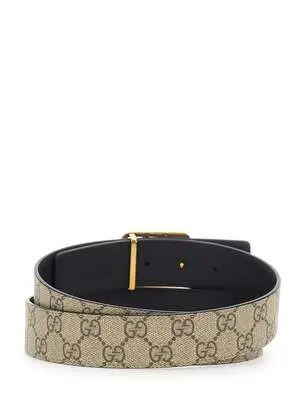 Gucci Gg Marmont Reversible Belt With Gg Buckle - Multicolor