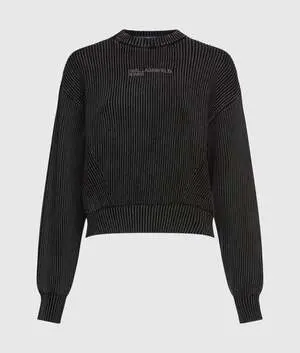 KL JEANS Jeans Washed Rib-knit Sweater