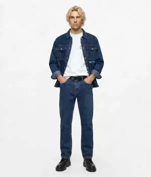 KL JEANS Logo Denim Overshirt