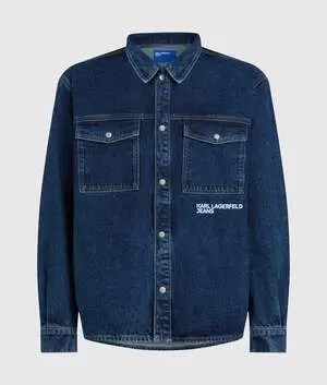 KL JEANS Logo Denim Overshirt