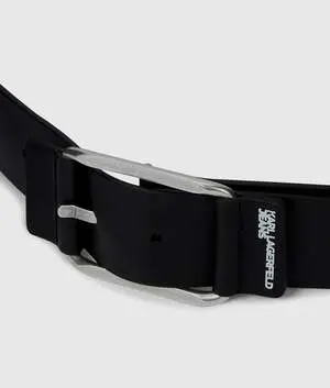 KL JEANS Vintage Leather Belt - Black