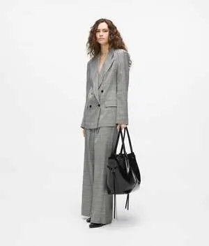 Karl Lagerfeld Wide-leg Checked Pants