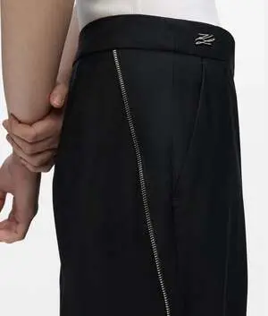 Karl Lagerfeld Barrel-leg Zip Pants