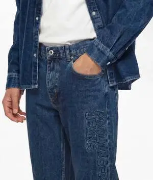 KL JEANS Jeans Straight-leg Logo Denim Jeans